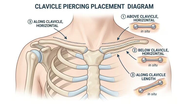 Collarbone Piercing (Clavicle Piercing): Everything You Need to Know ...